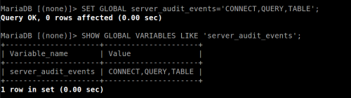 Activating MariaDB Audit log – Blog by Jay Mutkawoa (Nitin)