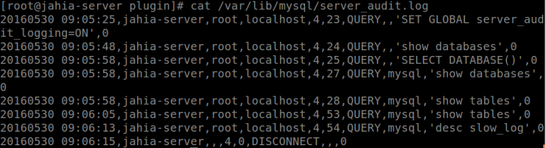 Activating MariaDB Audit log – Blog by Jay Mutkawoa (Nitin)